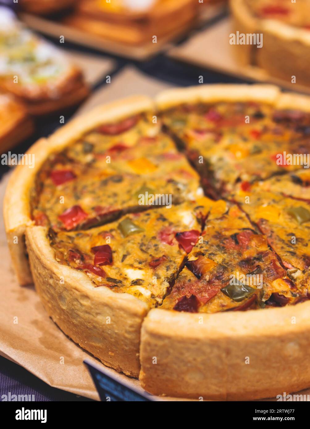 Pastry and bakery, selection assortment variety of different pastries ...