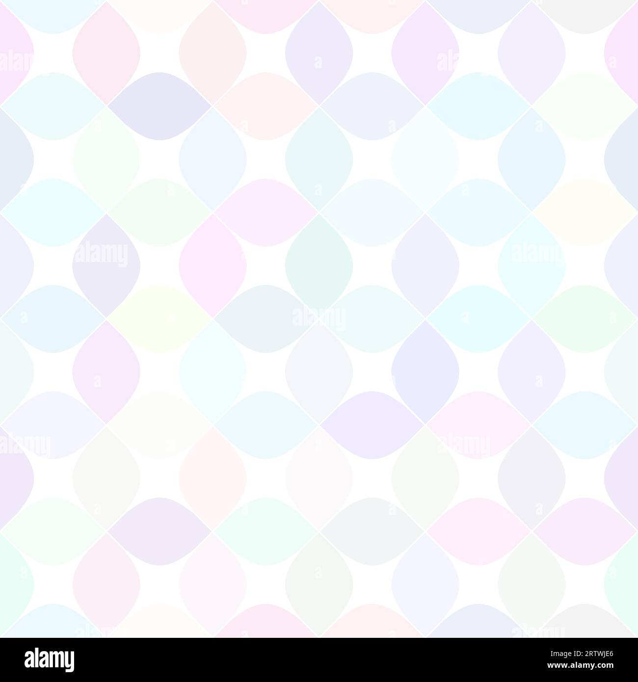 Abstract vector background Geometric pastel color tile Seamless pattern ...
