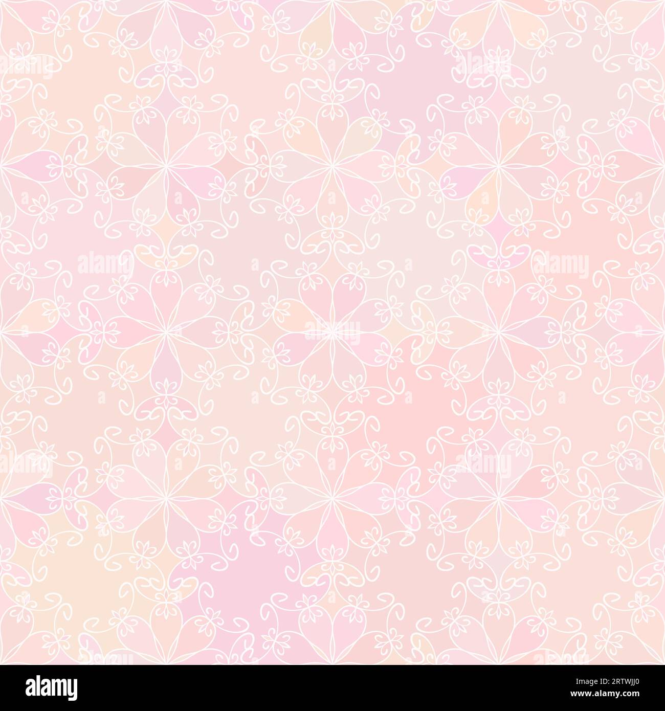 Abstract vector background Seamless floral texture Pink color Stock ...