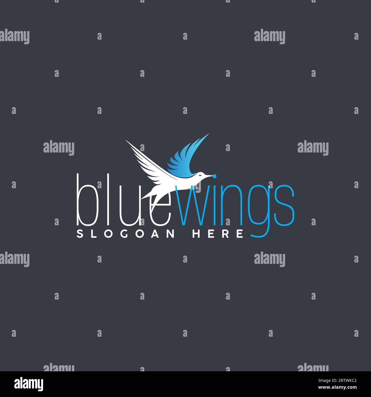 Bird fly logo, branding, bird company logo Stock Vector Image & Art - Alamy