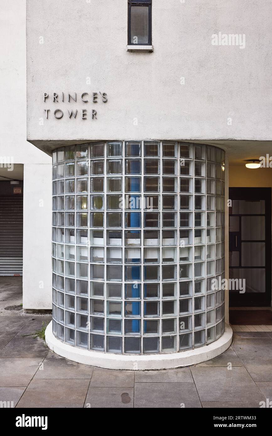 Prince's Tower / Riverside Apartments, designed by Troughton McAslan ...