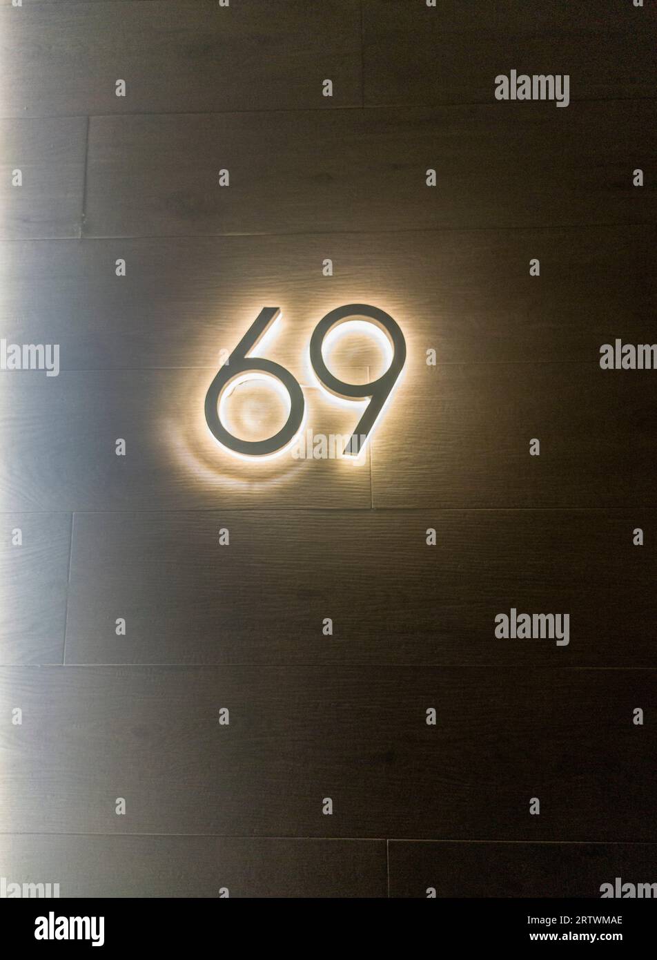 Backlit signage at night hi-res stock photography and images - Alamy