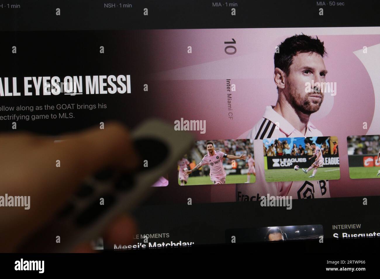 Lionel messi inter miami hi-res stock photography and images - Alamy