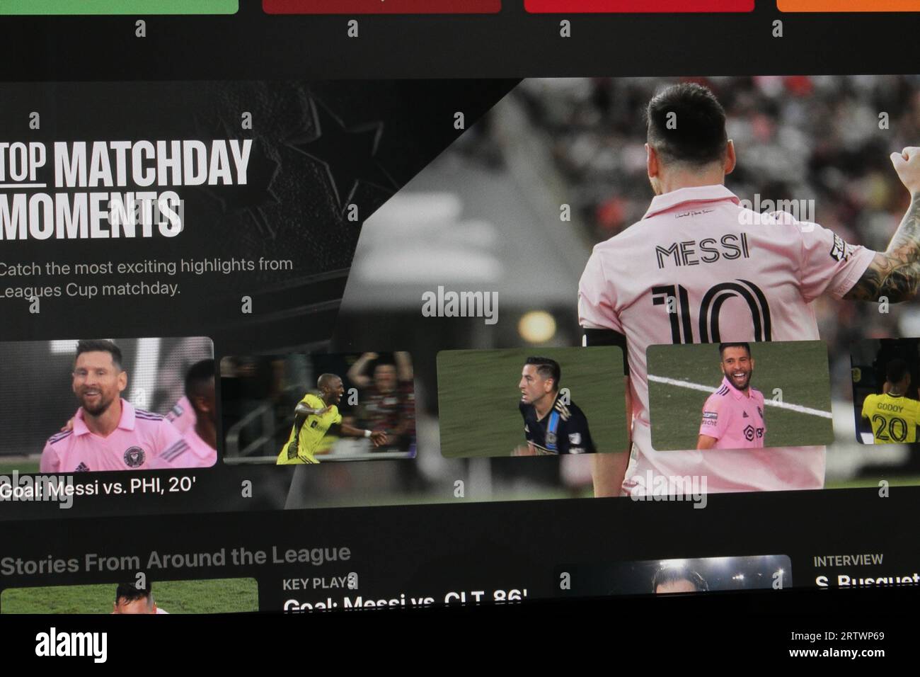 Lionel messi inter miami hi-res stock photography and images - Alamy