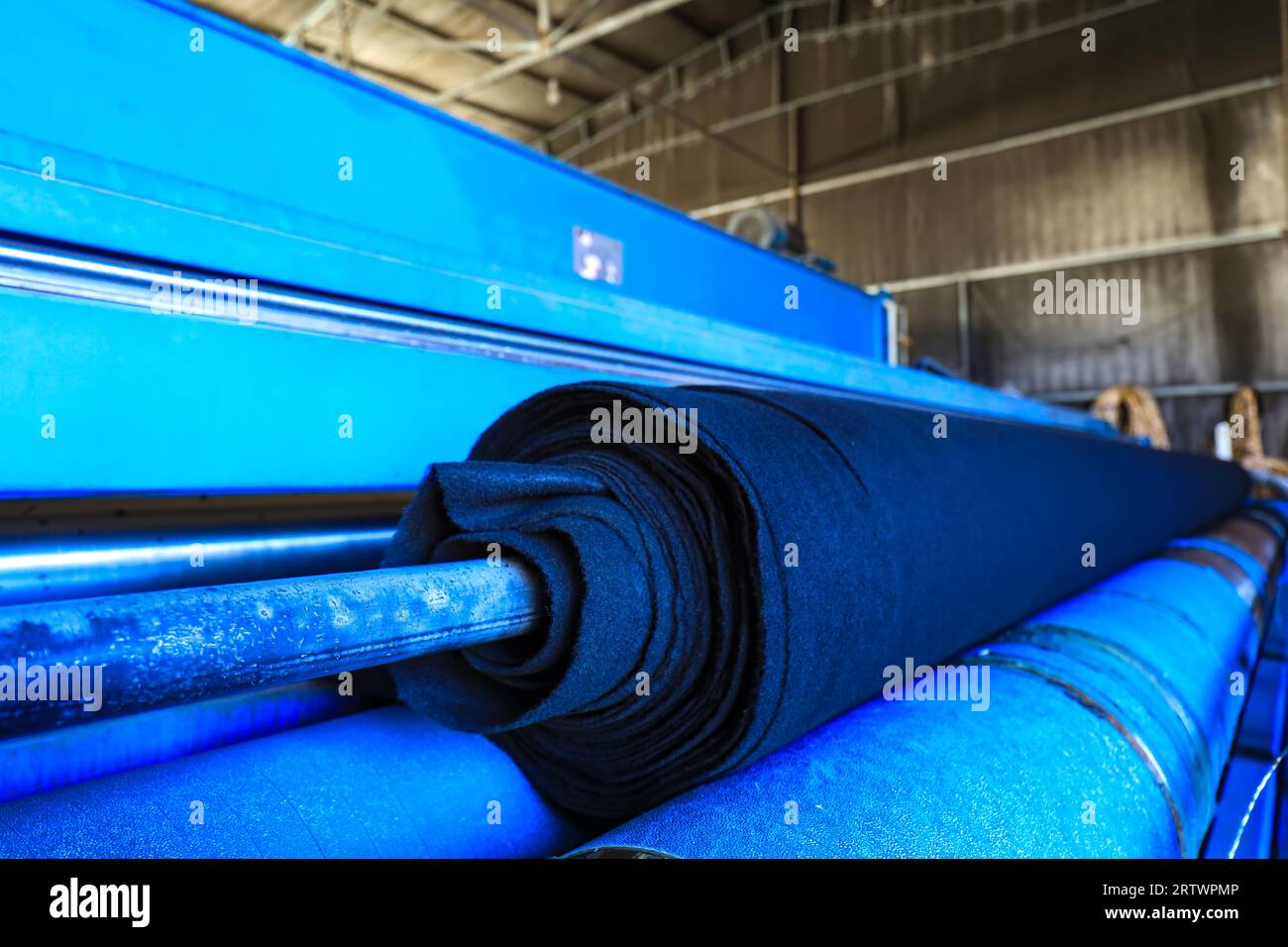 Non woven production line, North China Stock Photo - Alamy
