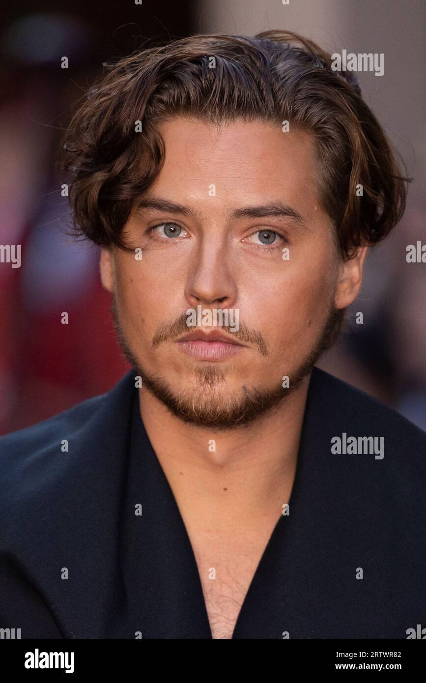 Cole Sprouse poses for photographers upon arrival at the Vogue World ...