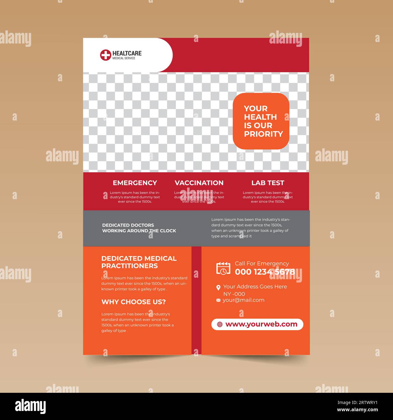 Nice flyer Design template Stock Vector Image & Art - Alamy