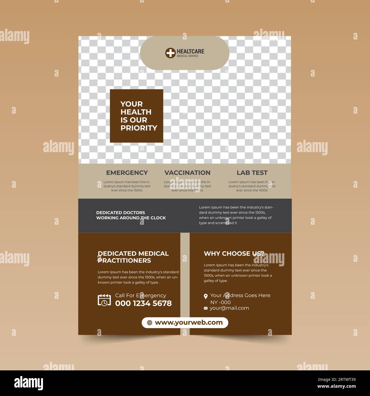 Nice flyer Design template Stock Vector Image & Art - Alamy