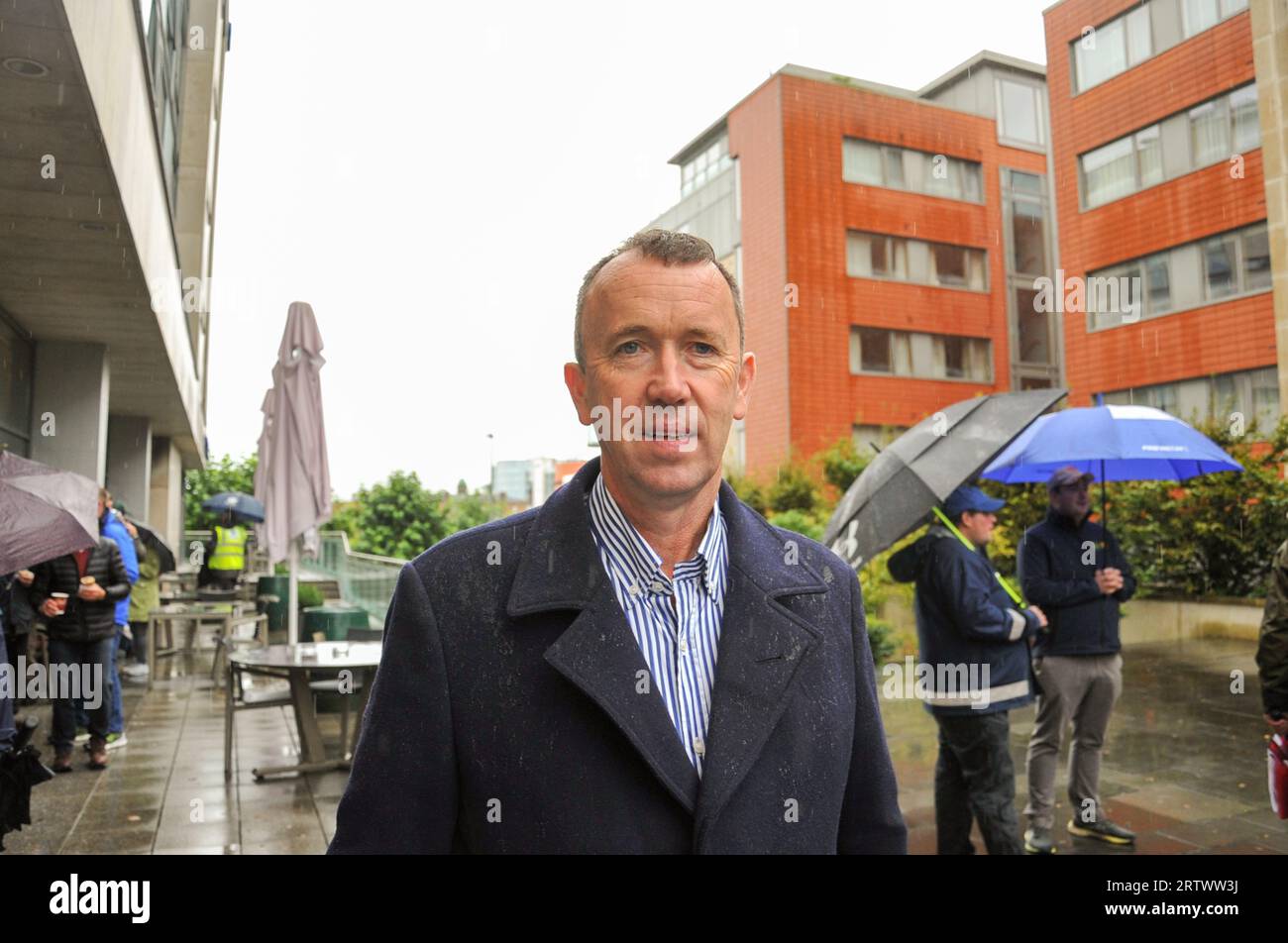 Limerick city, Ireland. 15th September, 2023 IFA Protest outside of ...