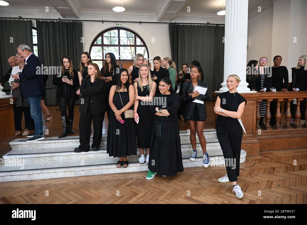 London, UK. 15th Sep, 2023. Backstage at the Paul Costelloe SS24 ...