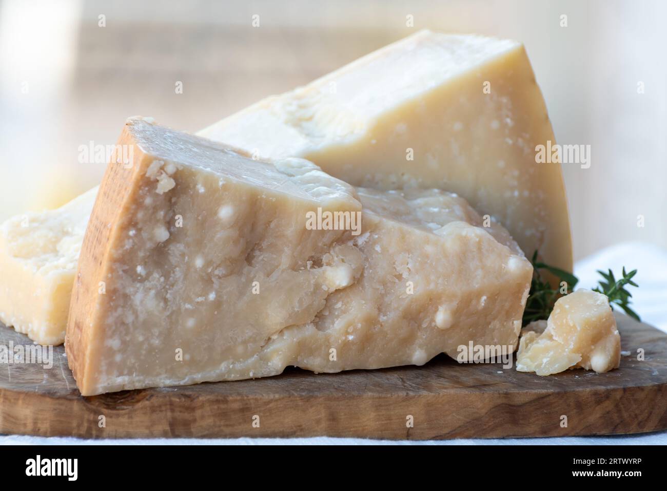 Traditional italian food - 36 months aged in caves Italian parmesan ...