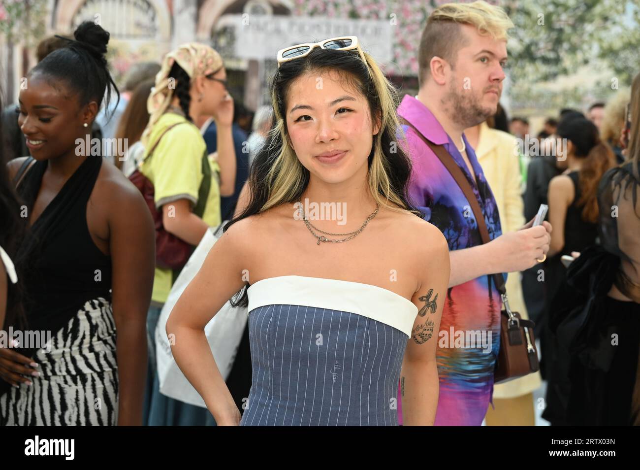 London, UK. 15th Sep, 2023. Si Jia Wen attends Paul Costelloe SS24 ...