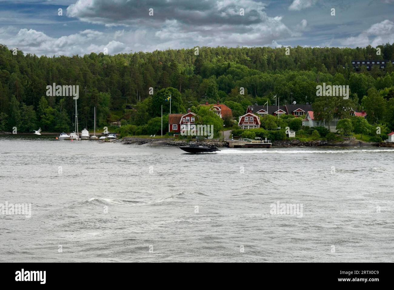 Swedish speed boat in Stockholm Archipelago, Sweden, Stockholm, Sailing ...