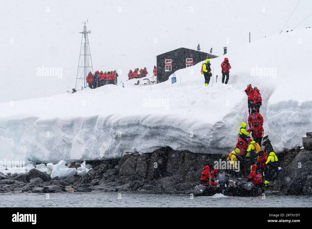 Port Lockroy British Antarctic Base, Wiencke Island, Antarctica Stock ...