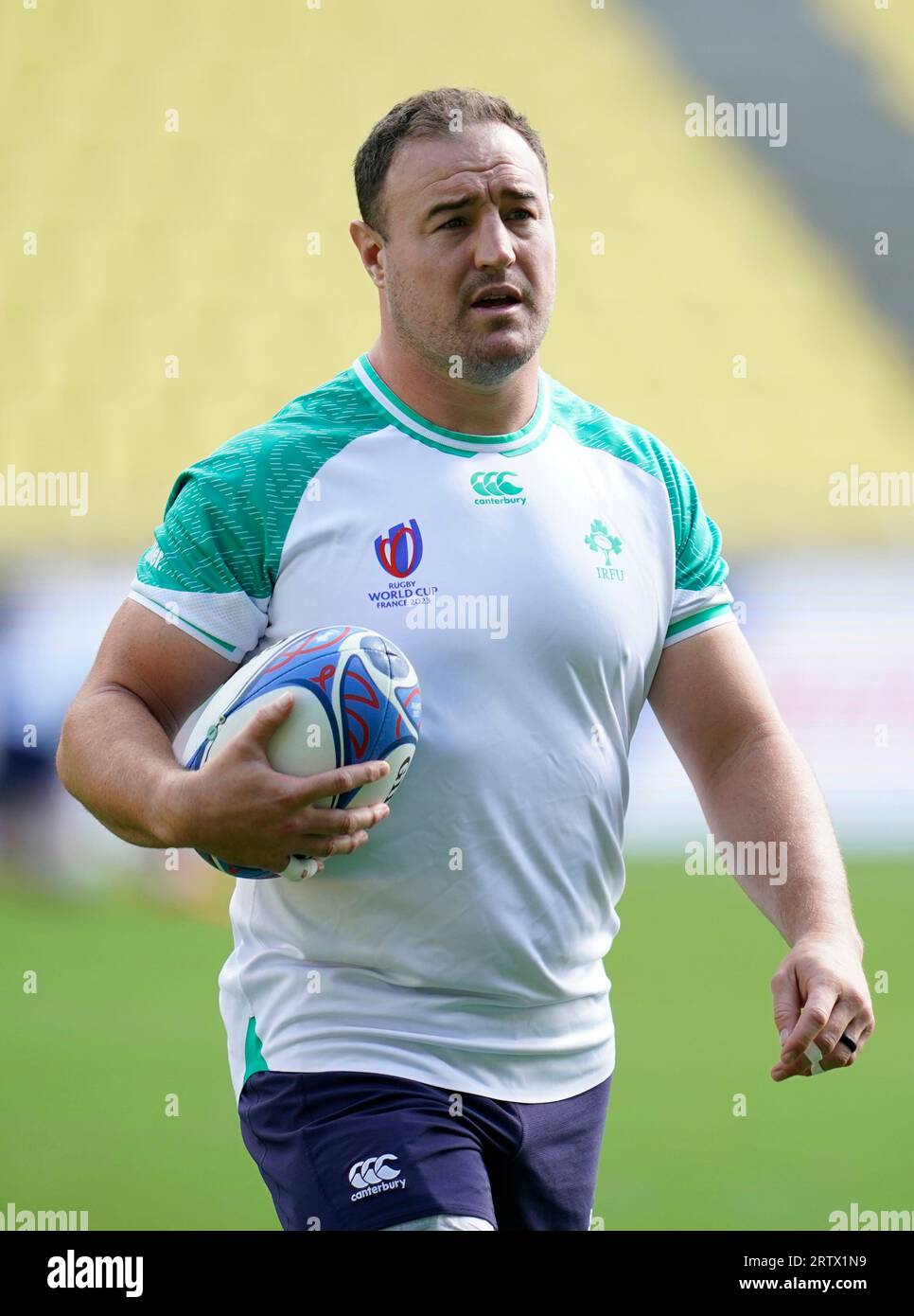 Ireland's Rob Herring during the Captain's Run at the Stade de la ...