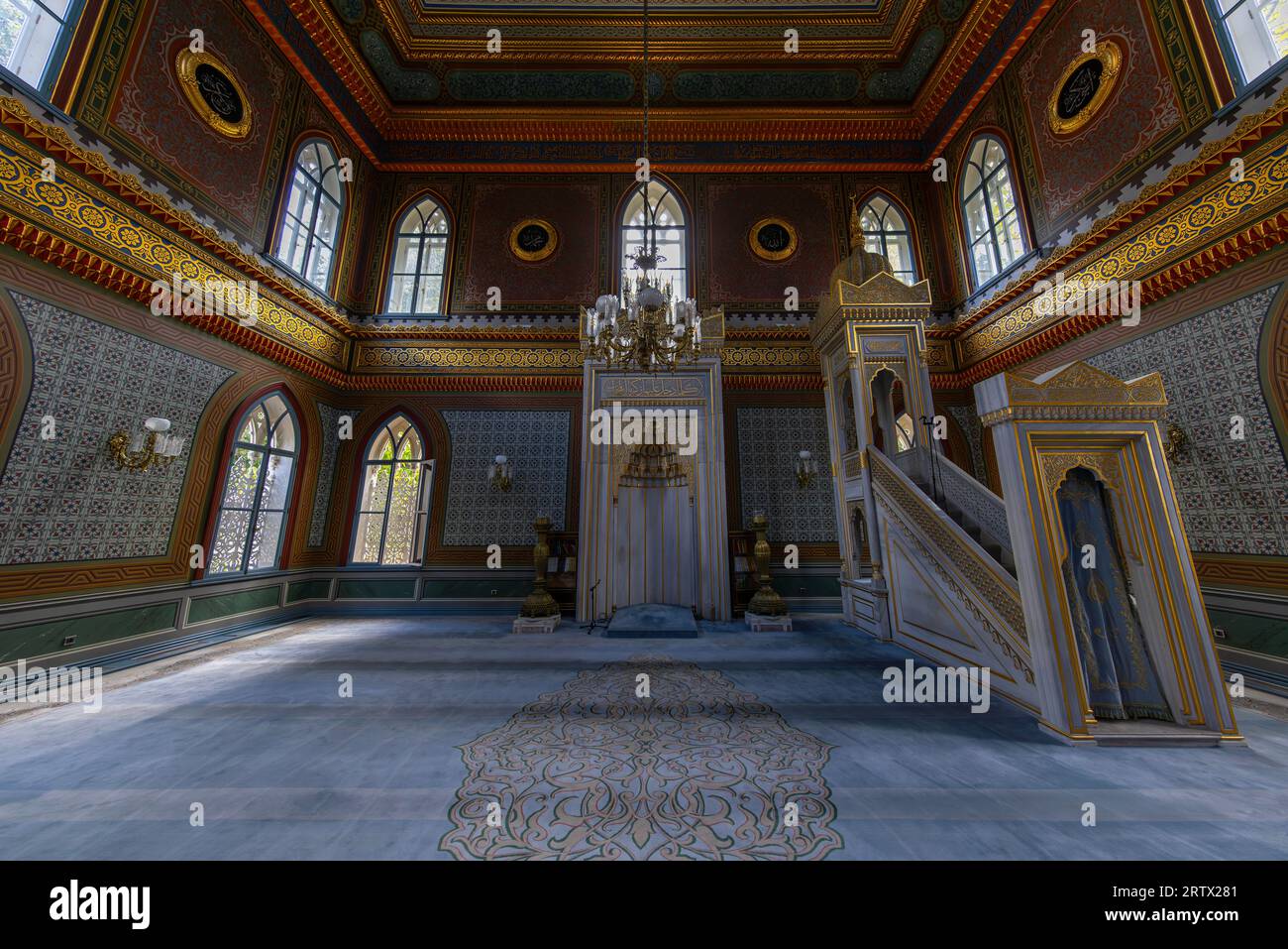 Istanbul, Turkey, September 11, 2023: Yildiz Hamidiye Mosque built by ...