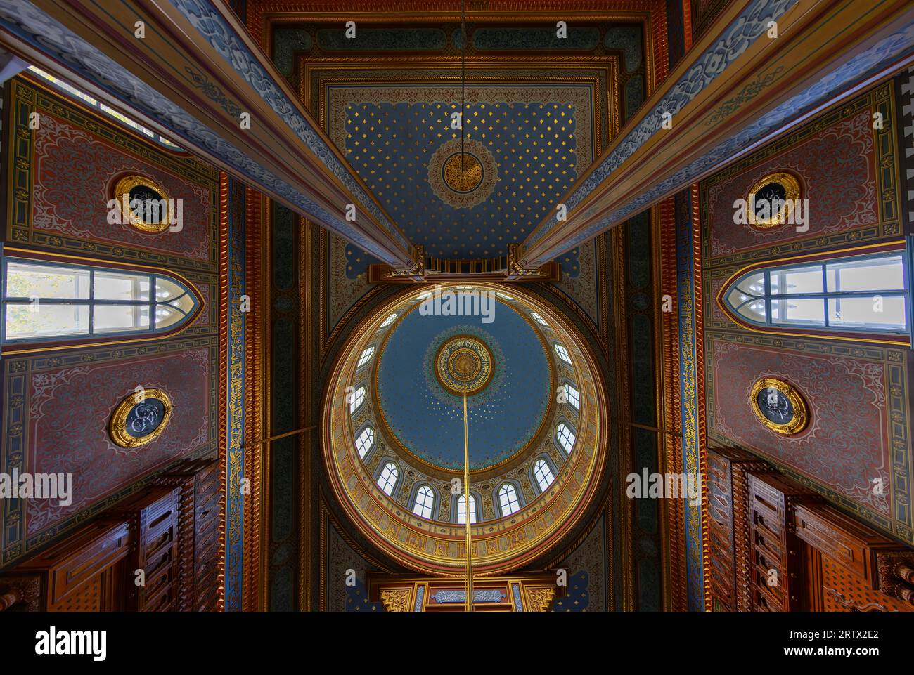 Istanbul, Turkey, September 11, 2023: Yildiz Hamidiye Mosque built by ...