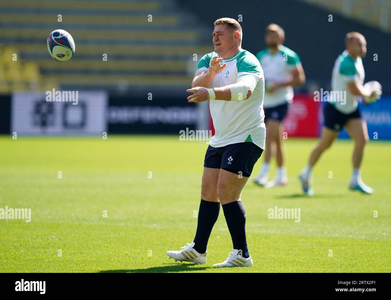 Ireland's Tadhg Furlong during the Captain's Run at the Stade de la ...