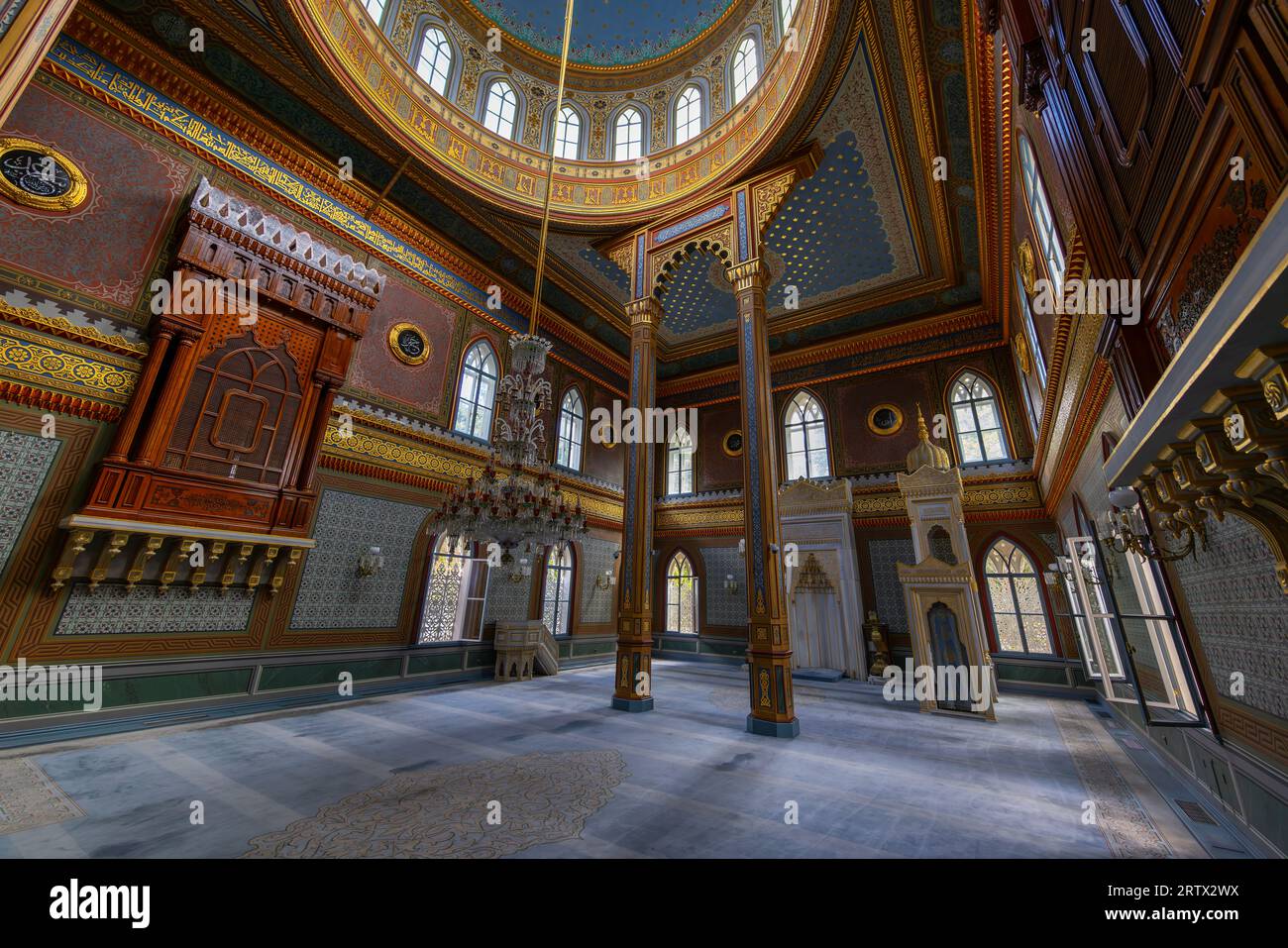 Istanbul, Turkey, September 11, 2023: Yildiz Hamidiye Mosque built by ...