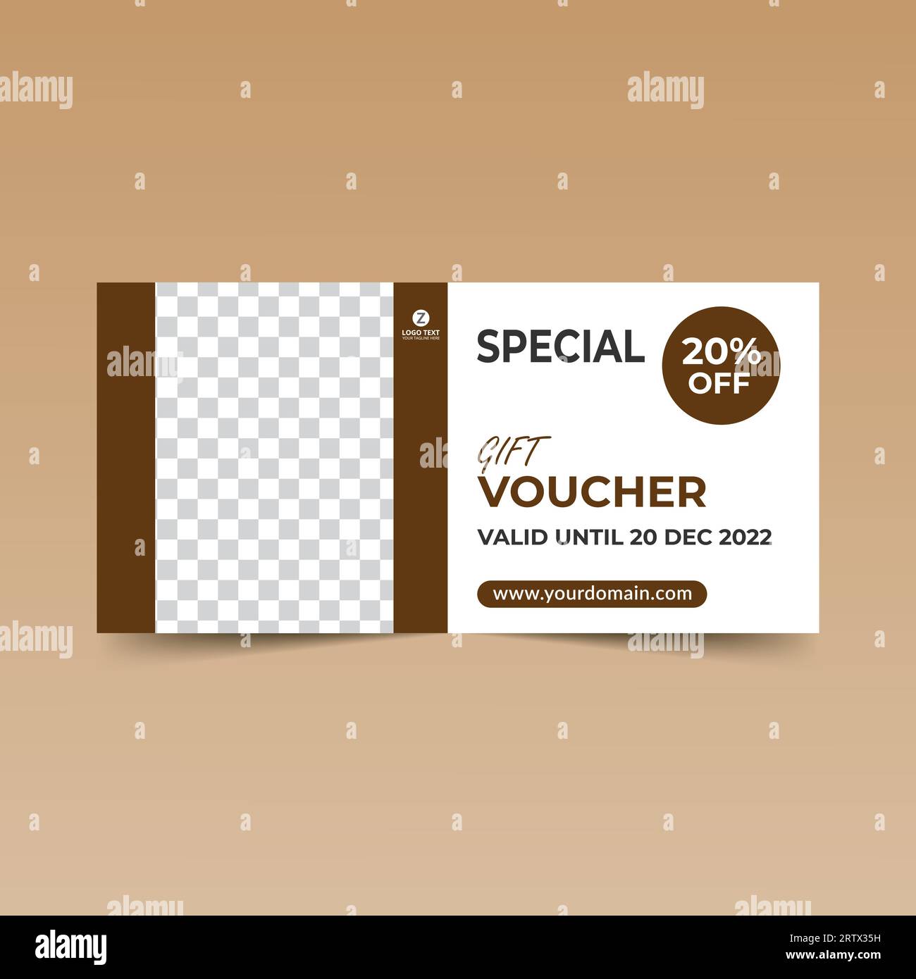Business voucher template hi-res stock photography and images - Alamy