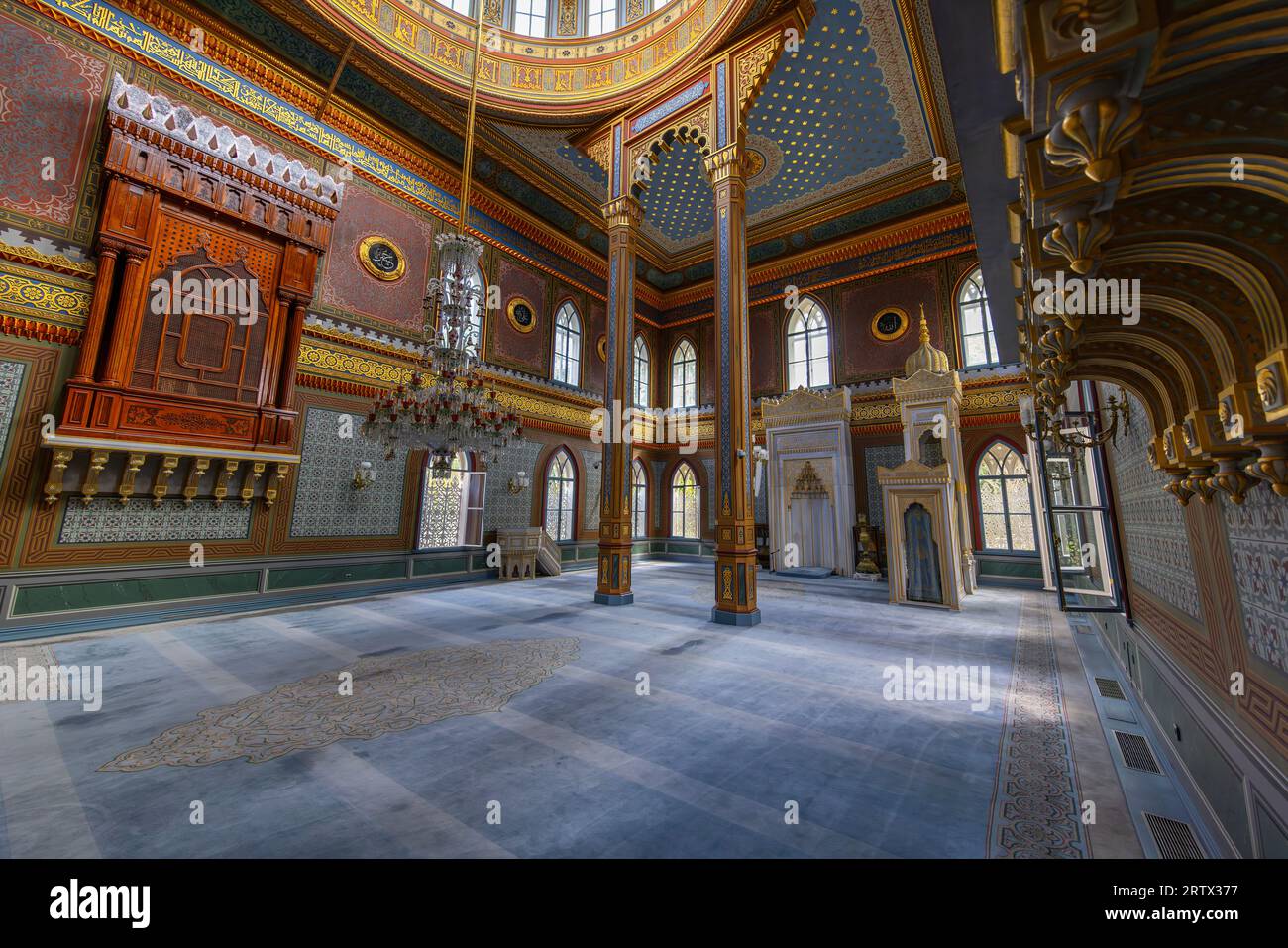Istanbul, Turkey, September 11, 2023: Yildiz Hamidiye Mosque built by ...