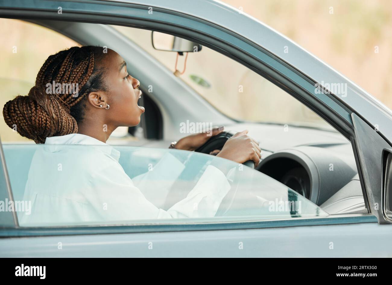 Traffic stress angry black hi-res stock photography and images - Alamy
