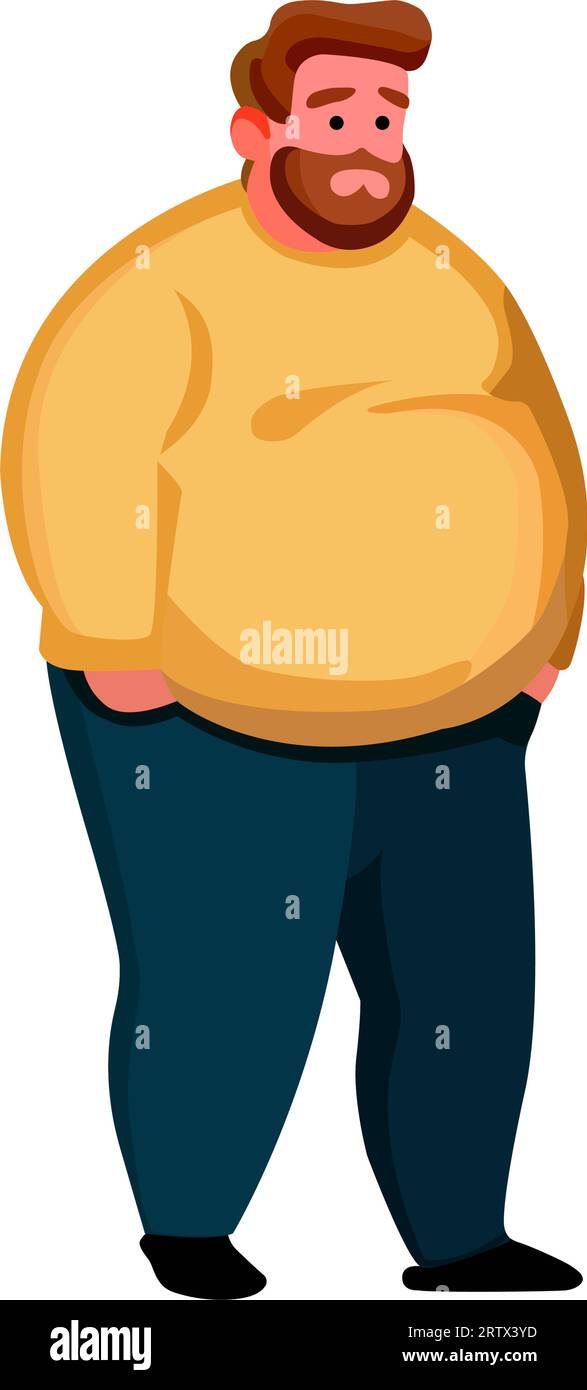 Obese Person Clipart