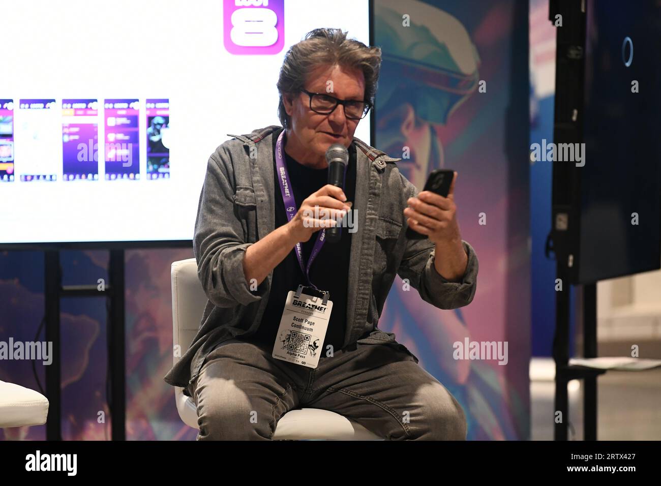 Las Vegas, USA. 14th Sep, 2023. Musician and Loot8 co-founder Scott ...