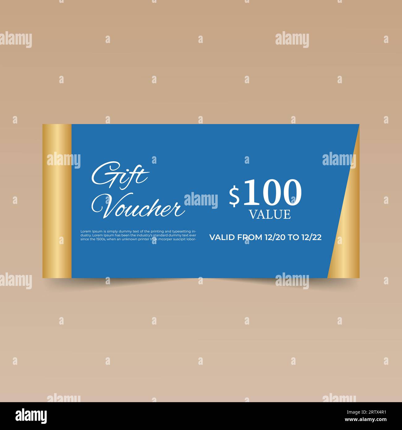Gift Voucher Design Template design nice to see Stock Vector Image ...