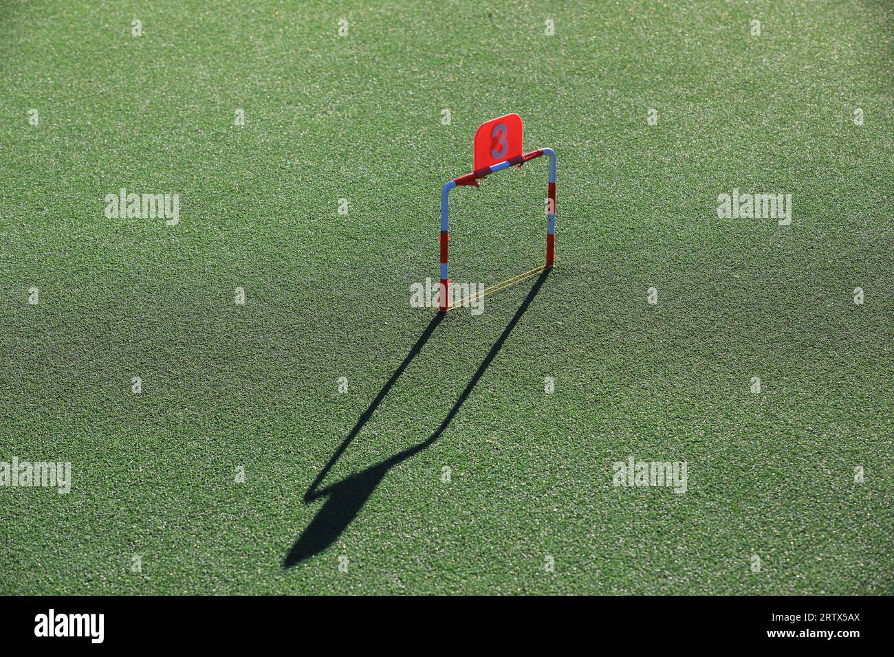 Chinese gateball on artificial lawn Stock Photo - Alamy