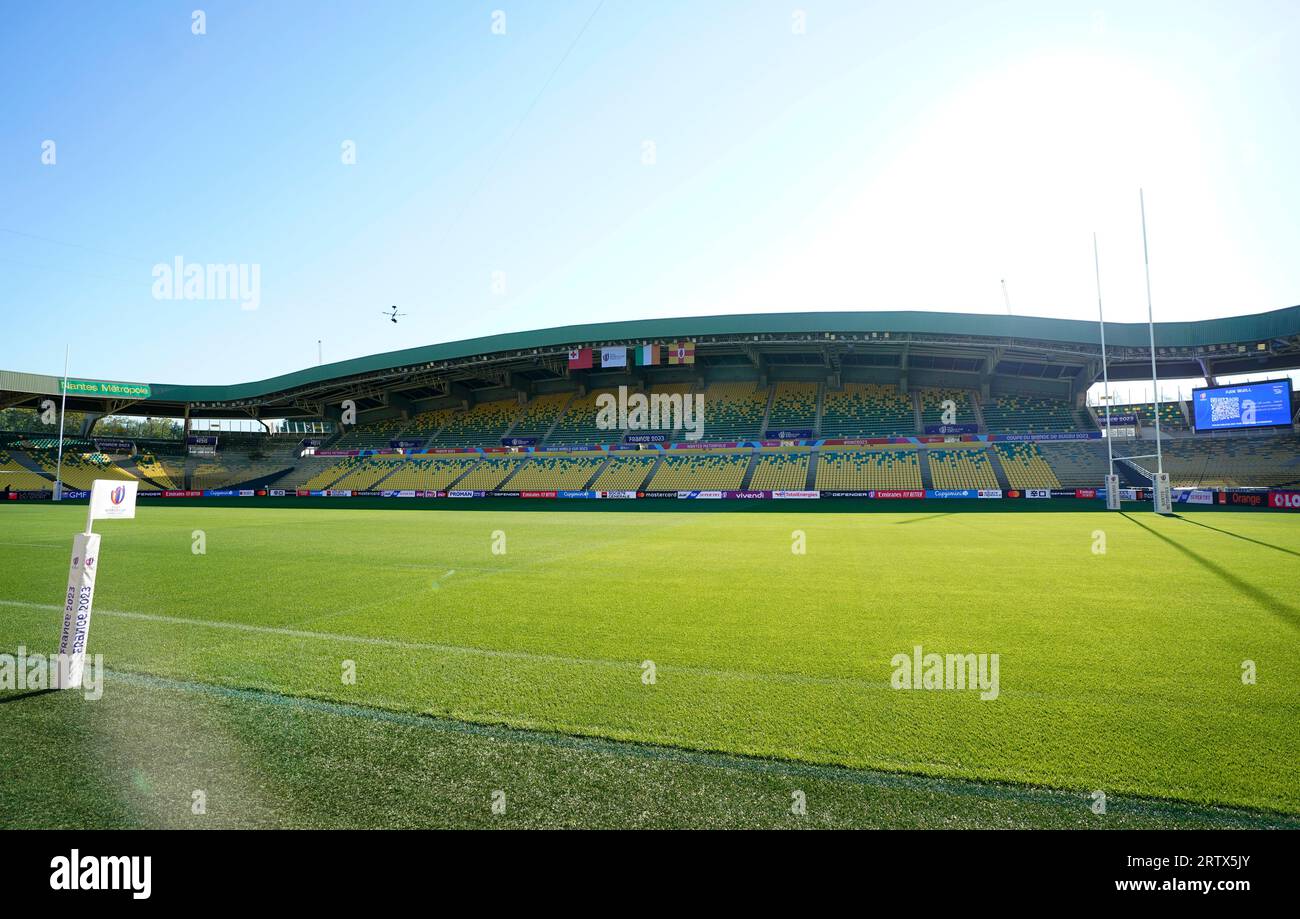General view inside the stadium before during the Captain's Run at the ...