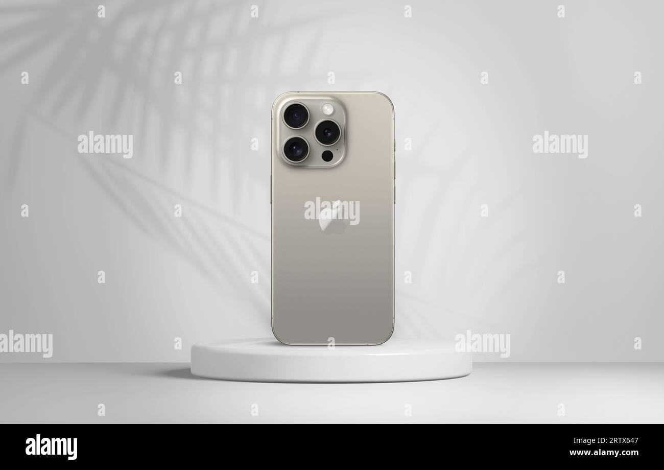 Antalya, Turkey - September 14, 2023: Newly released Natural Titanium ...