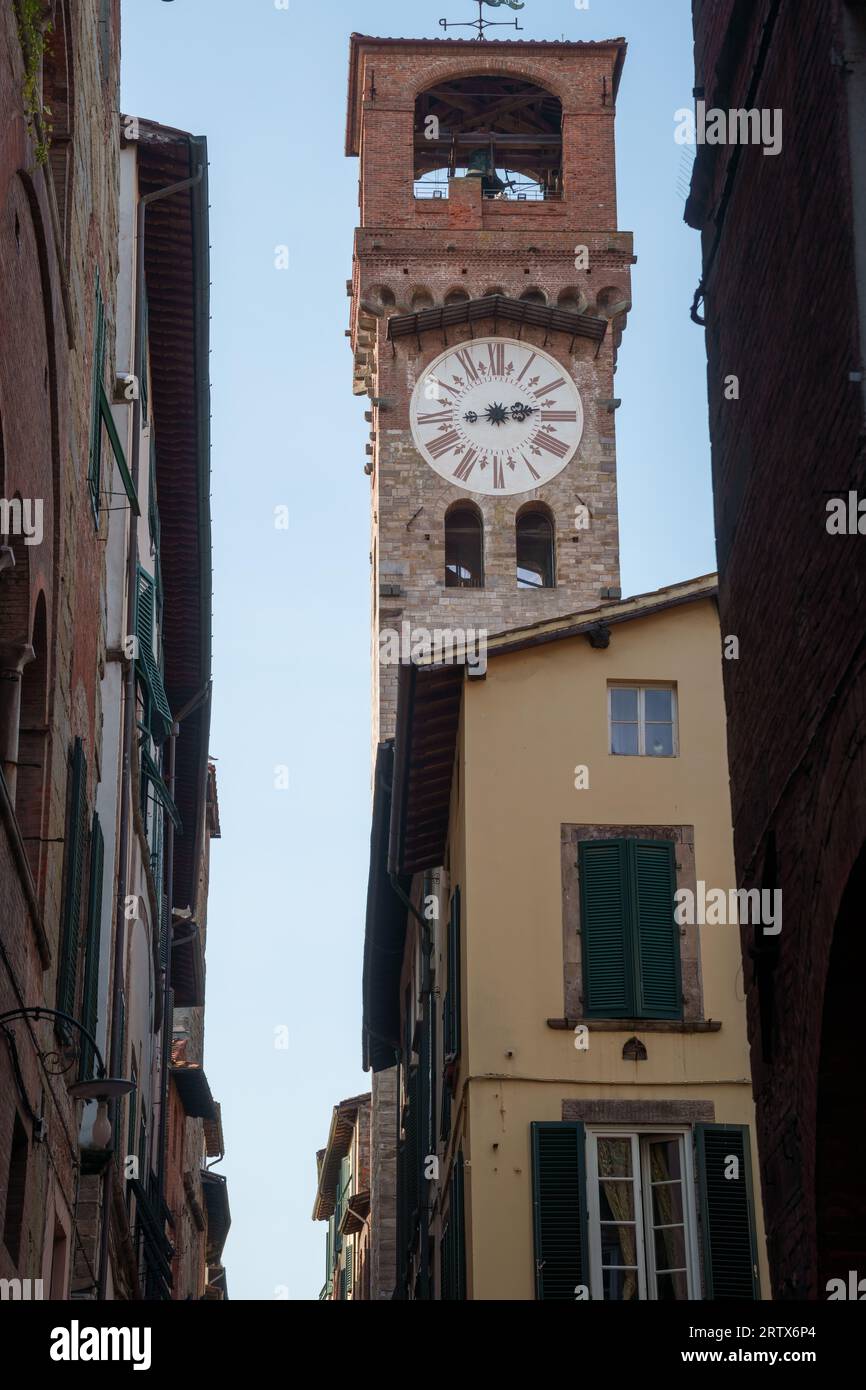 Exterior of historic buildings of Lucca, Tuscany, Italy Stock Photo - Alamy