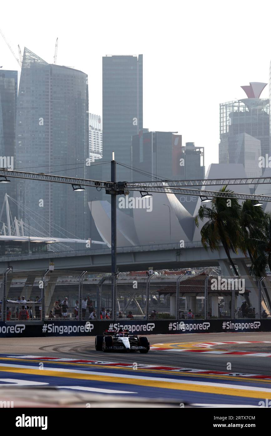 Singapore, Singapore. 15th Sep, 2023. Liam Lawson (NZL) AlphaTauri AT04. Formula 1 World ...