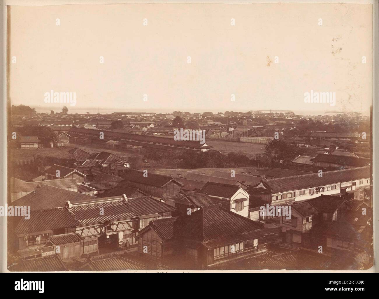 Archive Photo 1860 c. View of Shinagawa in Tokyo, anonymous, 1884 Stock ...
