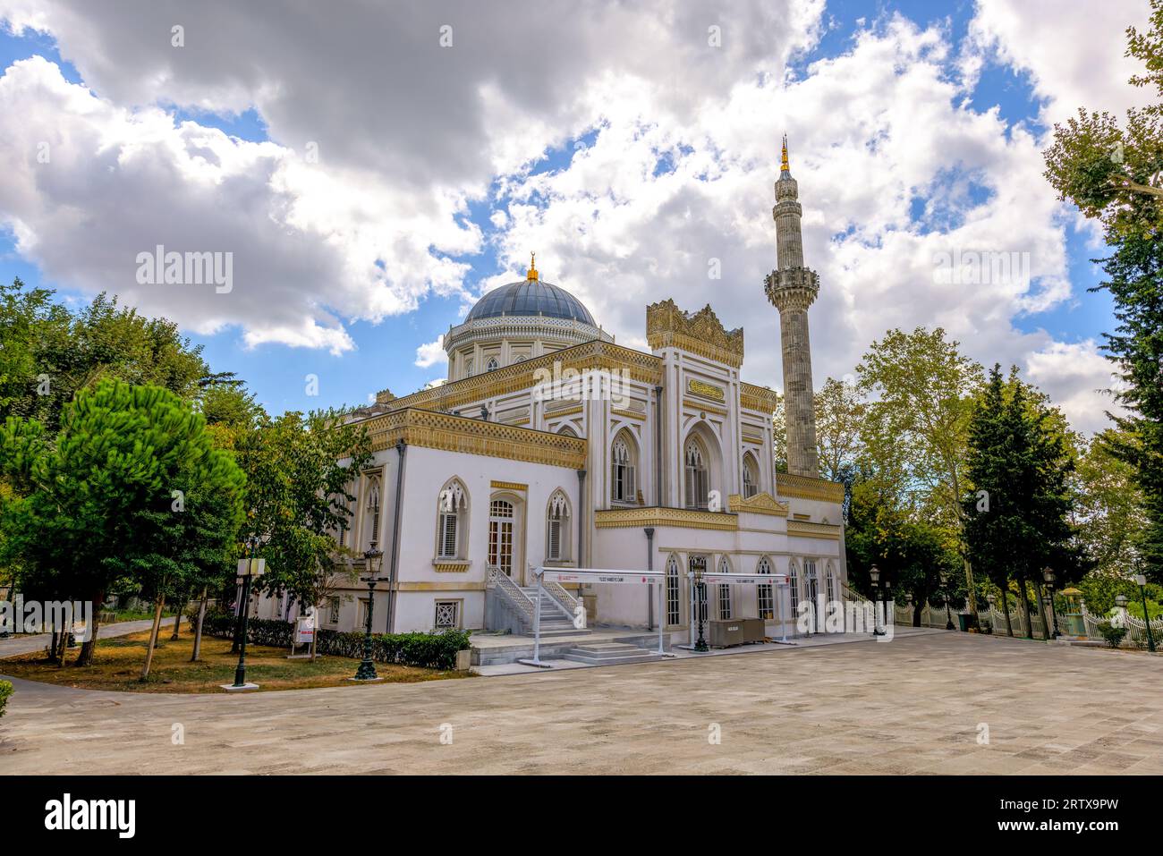 Istanbul, Turkey, September 11, 2023: Yildiz Hamidiye Mosque built by ...