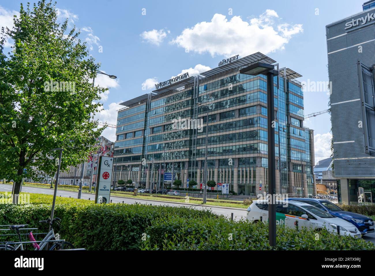 Building of Rzeczpospolitas headquarter in Warsaw. Rzeczpospolita ...