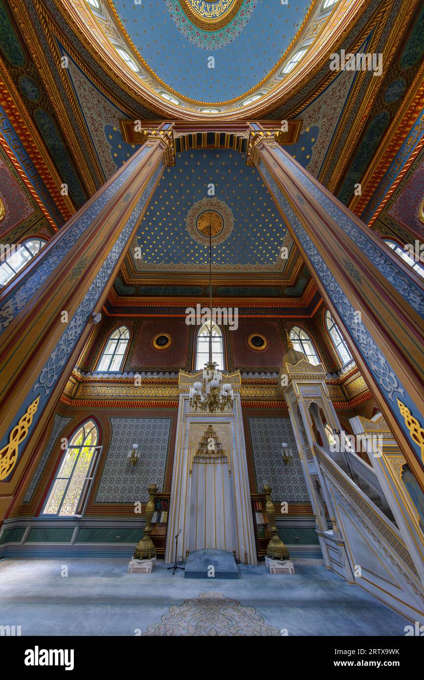 Istanbul, Turkey, September 11, 2023: Yildiz Hamidiye Mosque built by ...