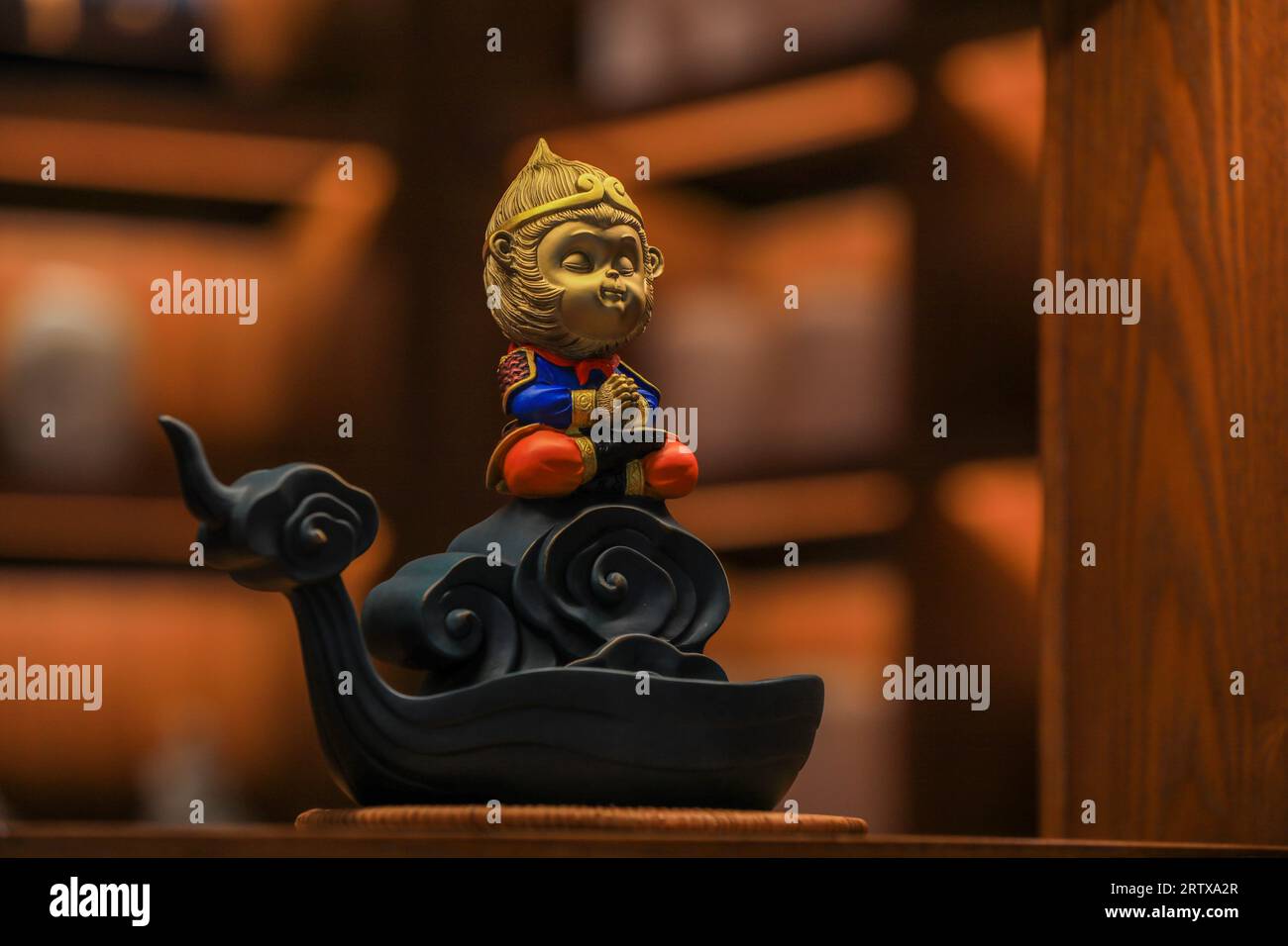 Chinese traditional mythology and legend figure sculpture Stock Photo ...