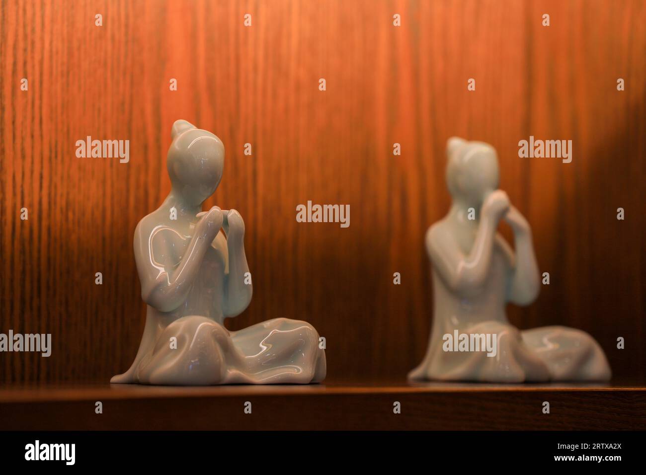 Chinese traditional mythology and legend figure sculpture Stock Photo ...