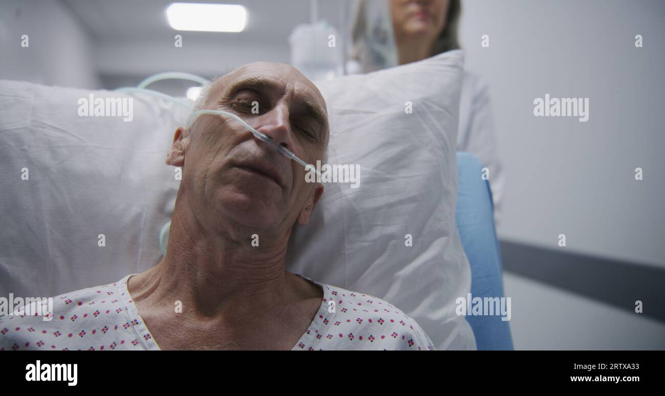 Mature doctor transports old hi-res stock photography and images - Alamy