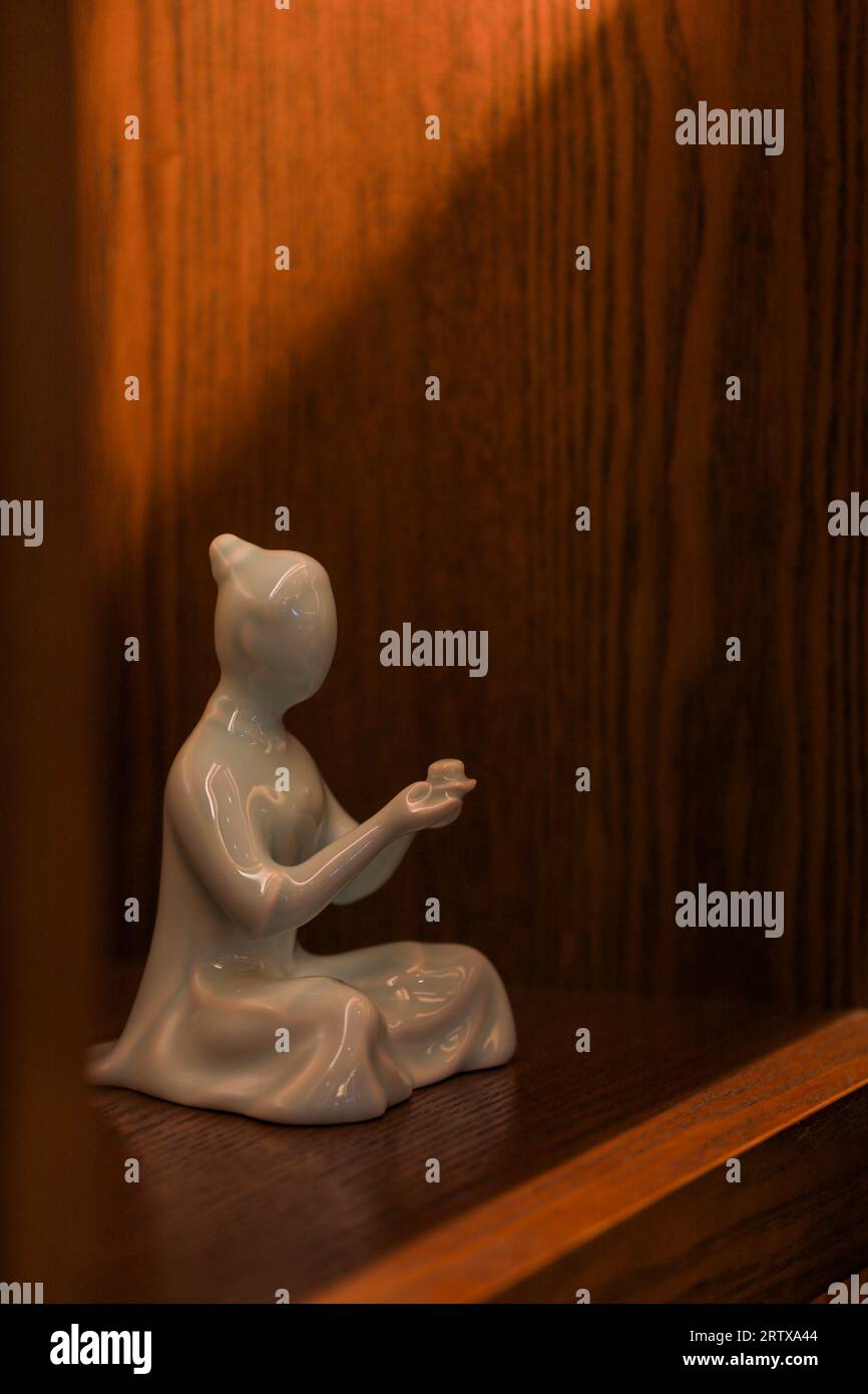 Chinese traditional mythology and legend figure sculpture Stock Photo ...