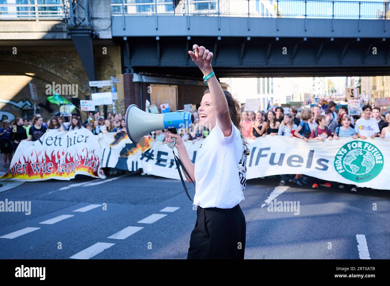 Berlin, Germany. 15th Sep, 2023. Climate activist Luisa Neubauer ...