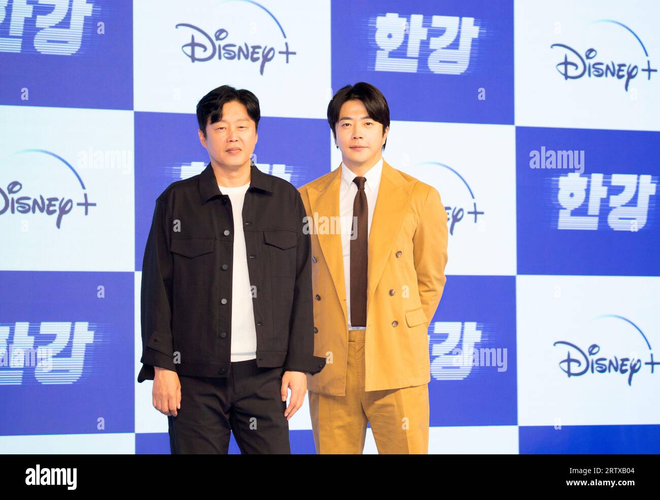 Kim Hee-Won and Kwon Sang-Woo, Sep 12, 2023 : (L-R) Cast members Kim Hee-Won and Kwon Sang-Woo ...