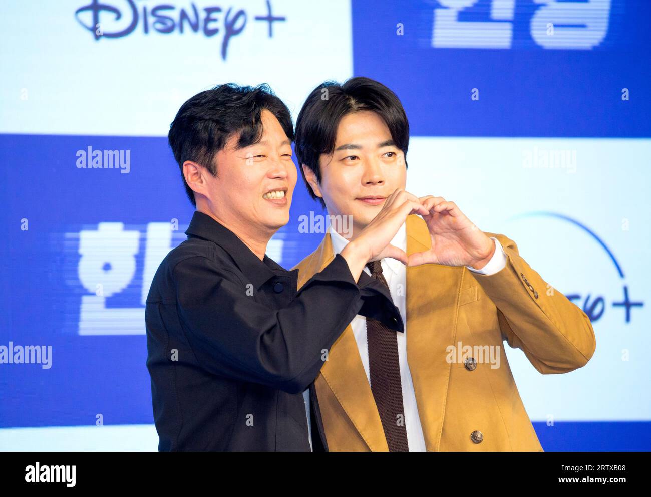 Kim Hee-Won and Kwon Sang-Woo, Sep 12, 2023 : (L-R) Cast members Kim ...