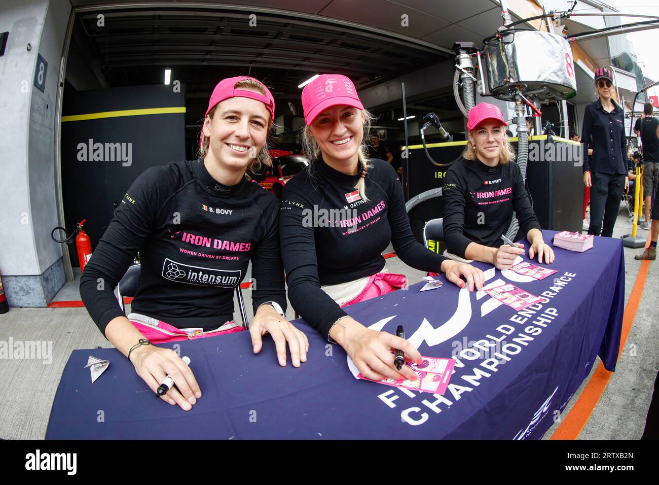 Fuji, Japan. 09th Sep, 2023. Iron Dames (#80), Sarah Bovy (B), Michelle ...