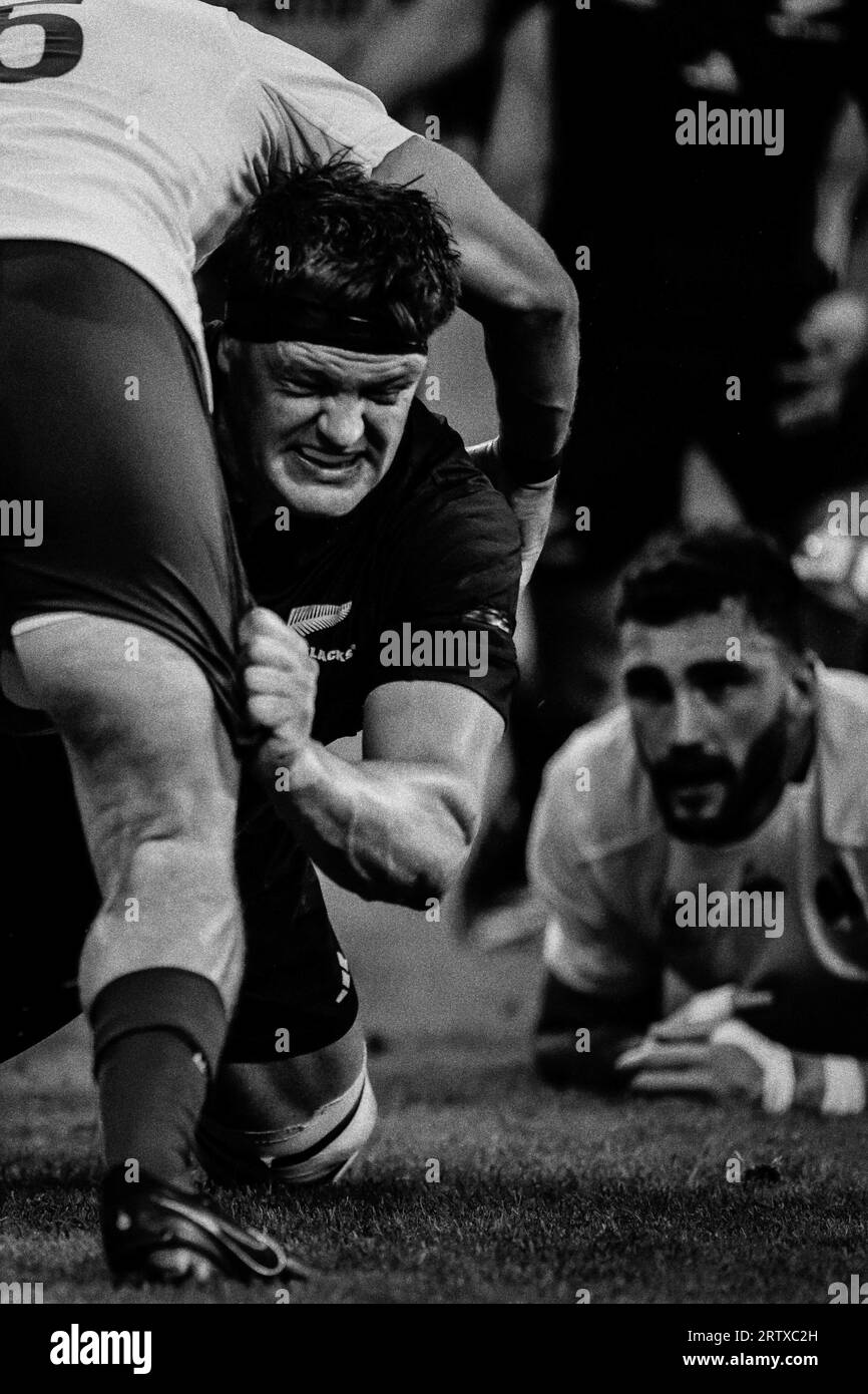 During rugby match between Black and White Stock Photos & Images - Alamy