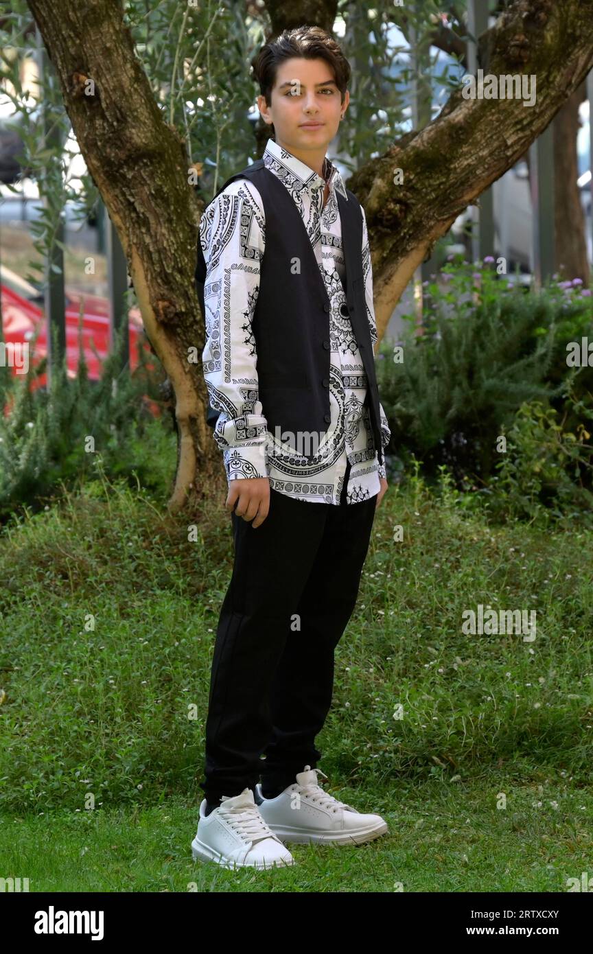 Samuele Carrino beim Photocall zum Rai 1 TV-Film 'La stoccata vincente ...