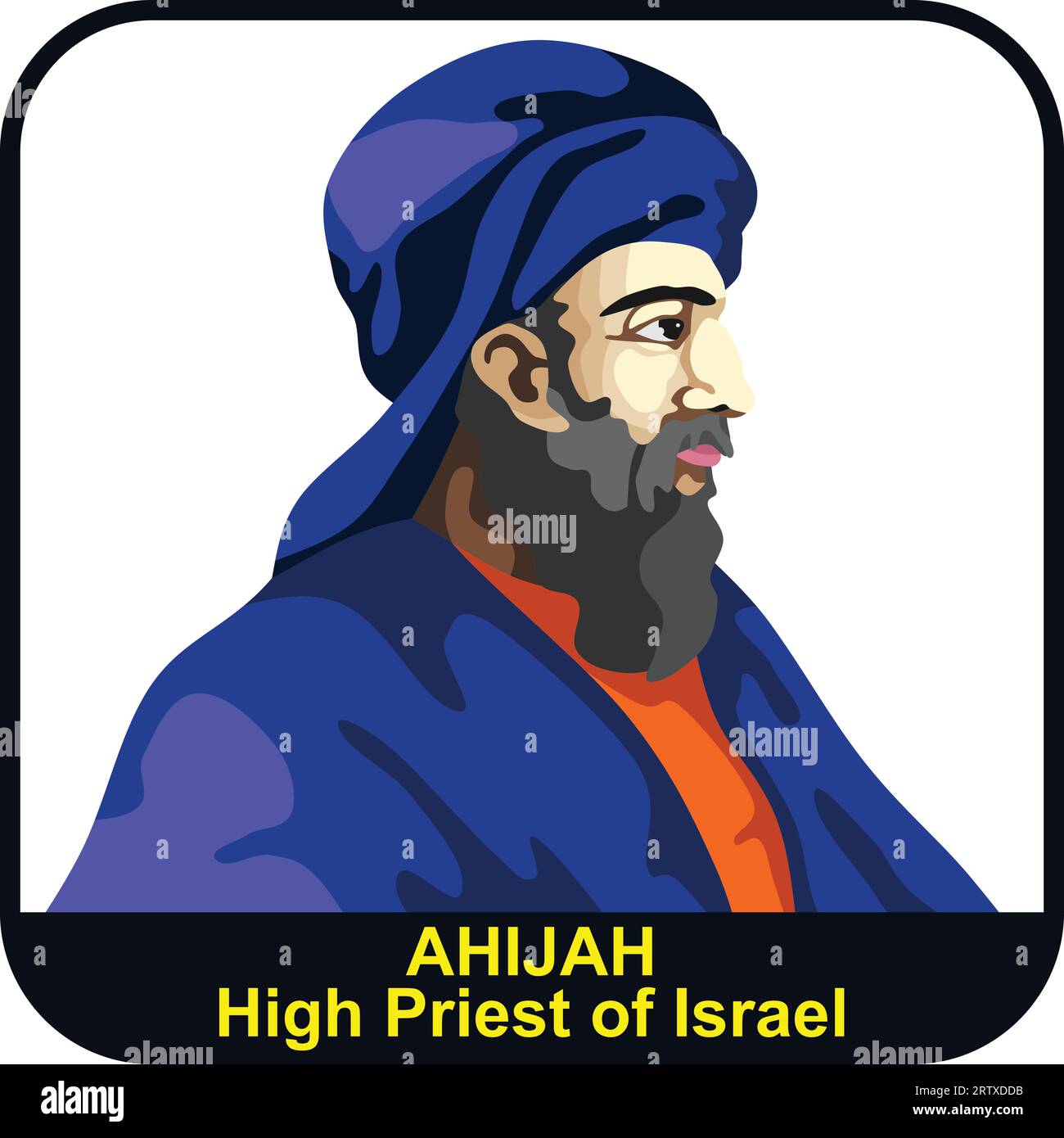 Ahijah 9th High Priest of Israel Stock Vector Image & Art - Alamy