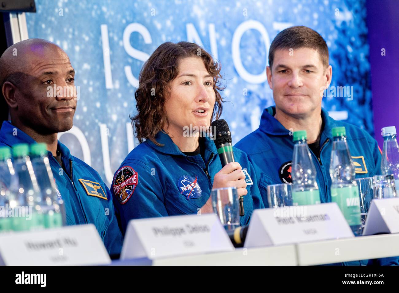 Bremen, Germany. 15th Sep, 2023. The crew members of NASA's Artemis 2 ...